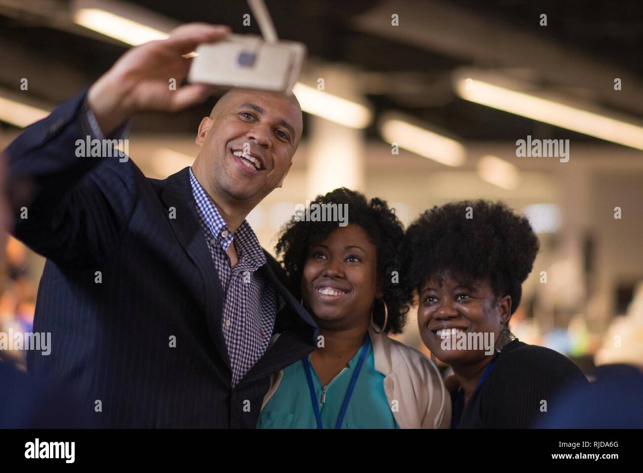 GUAYNABO, Puerto Rico, January 12, 2018 - Senator Cory Booker visits ...