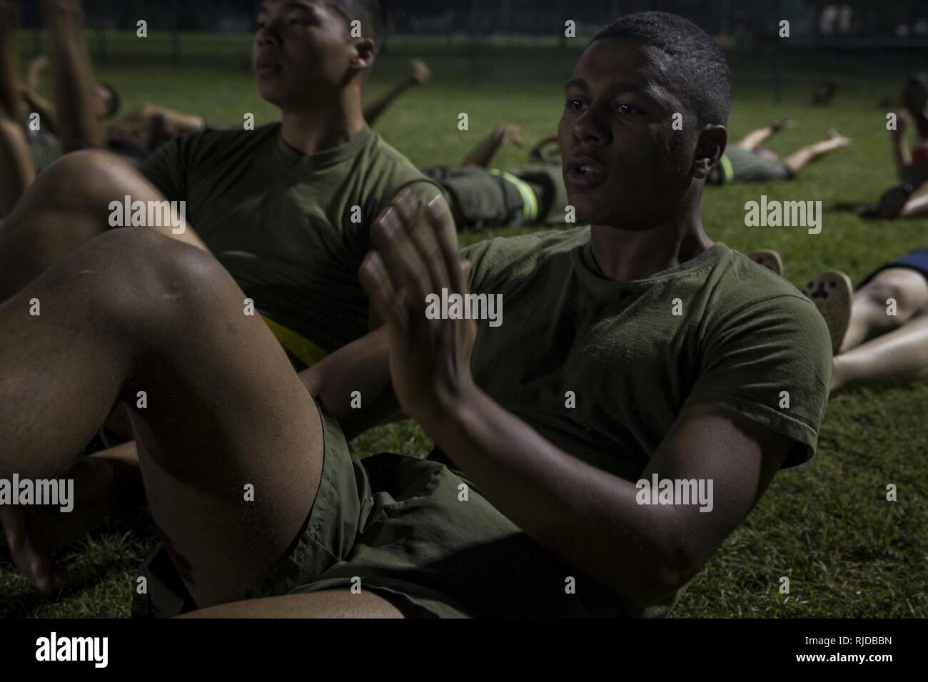 U.S. Marines with Headquarters Battalion, Marine Corps Base Hawaii ...