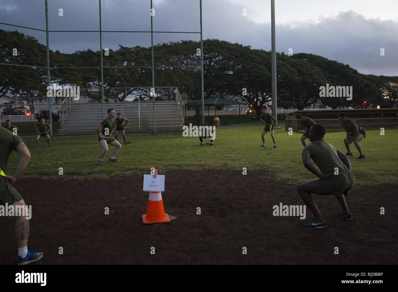 U.S. Marines with Headquarters Battalion, Marine Corps Base Hawaii ...