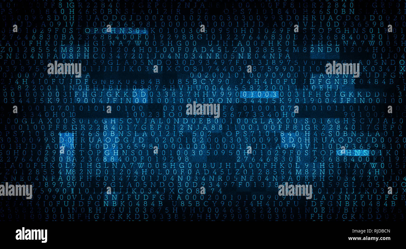 Background media technology image with binary code Stock Photo - Alamy