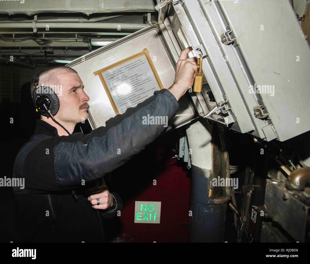 NORFOLK (Jan. 23, 2018) Aviation Ordnanceman 3rd Class Kevin Davidson ...