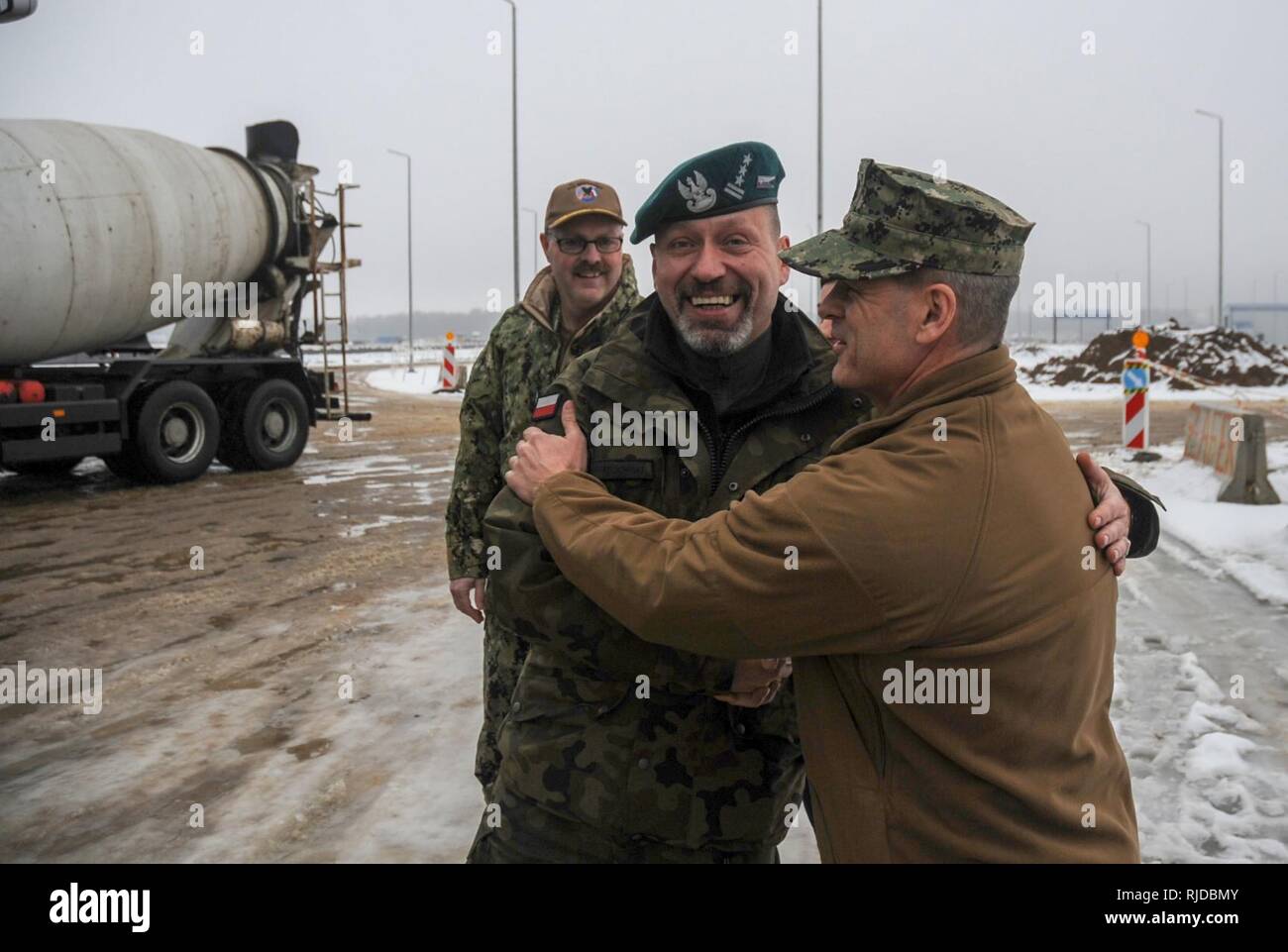 NAVAL SUPPORT FACILITY REDZIKOWO, Poland (Jan. 24, 2018) Capt. Scott ...