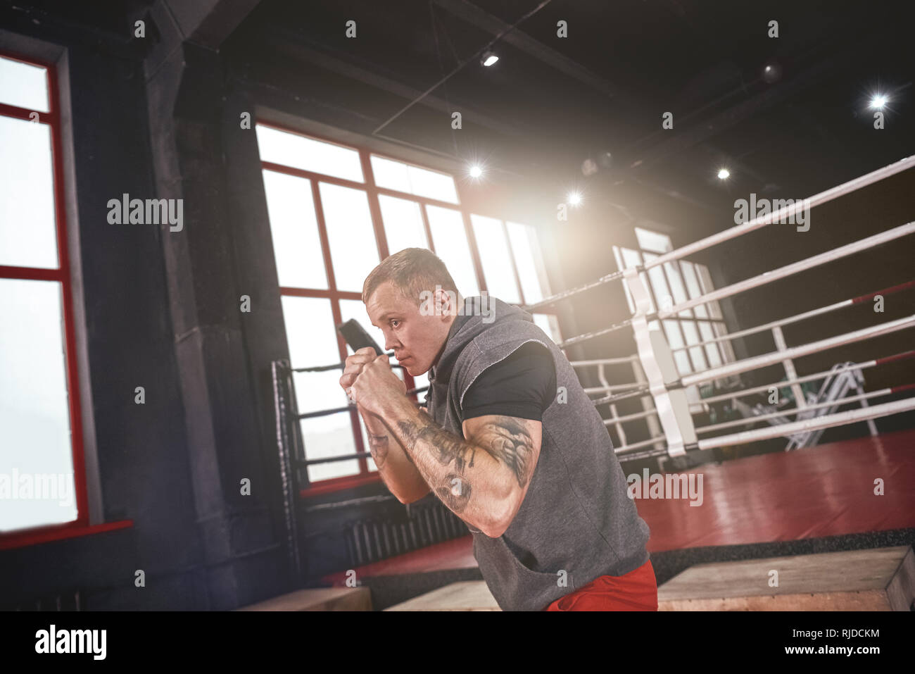 Shadow boxing hi-res stock photography and images - Alamy