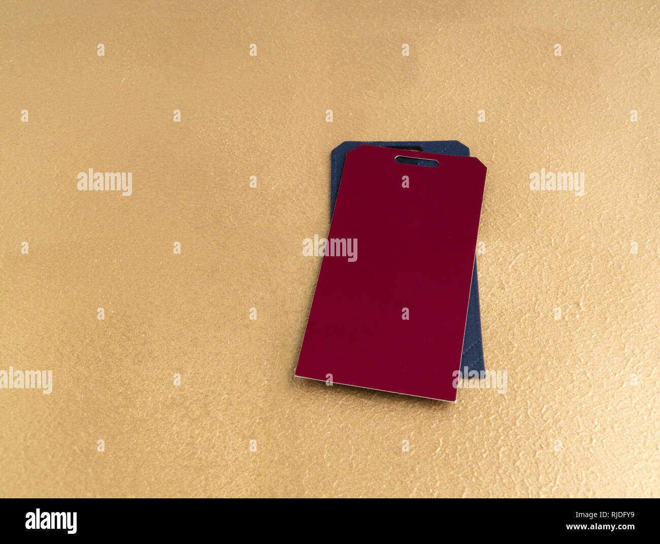 two price tags isolated on a decorative textured background Stock Photo ...