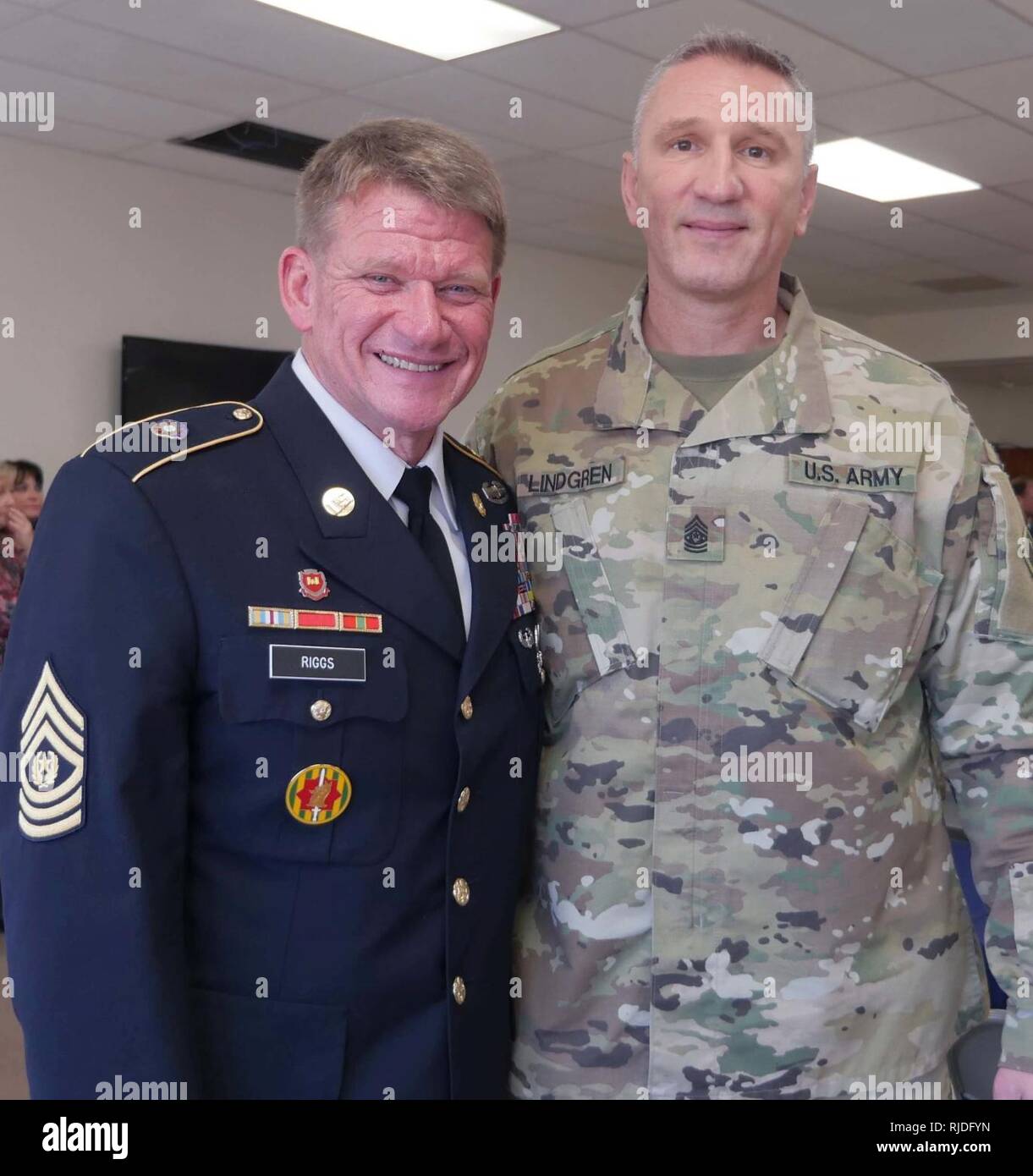 Command Sgt. Maj. Jeffrey Riggs was honored to have his friend and ...