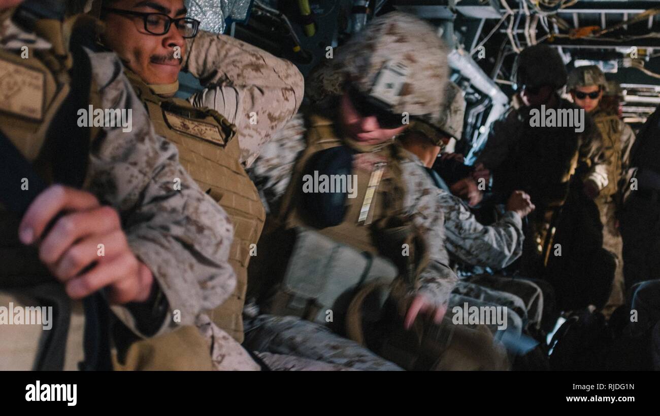 U.S. Marines with Combat Logistics Detachment 5, Special P¬¬urpose ...