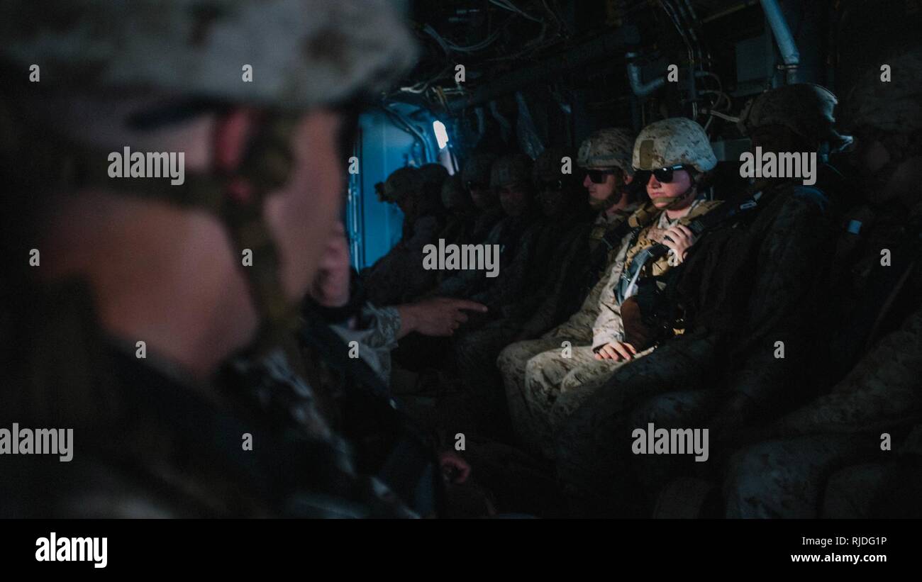 U.S. Marines with Combat Logistics Detachment 5, Special P¬¬urpose ...