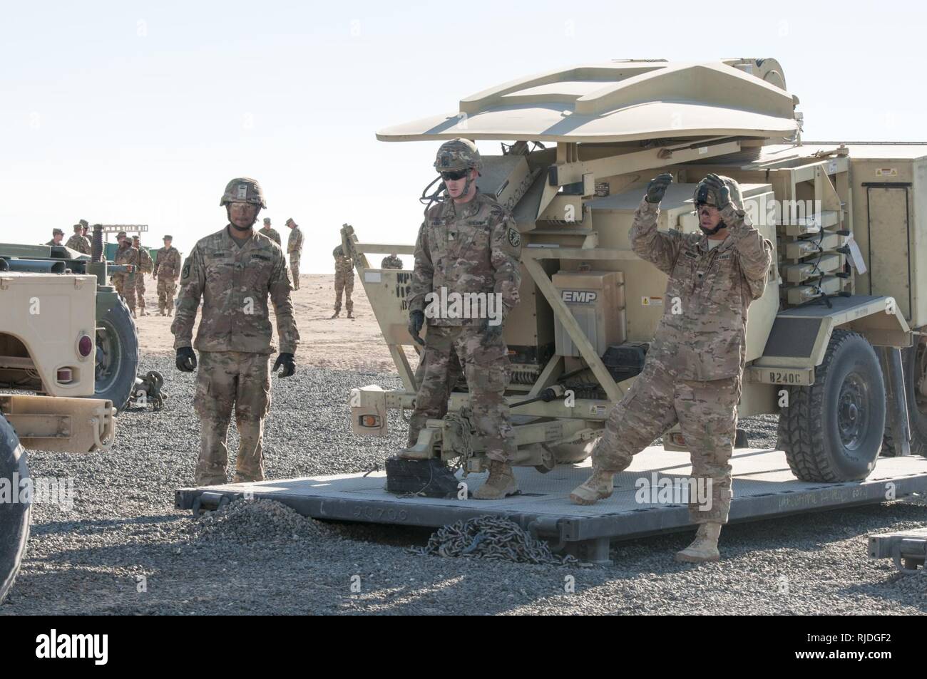 Satellite transportable terminal hi-res stock photography and images ...