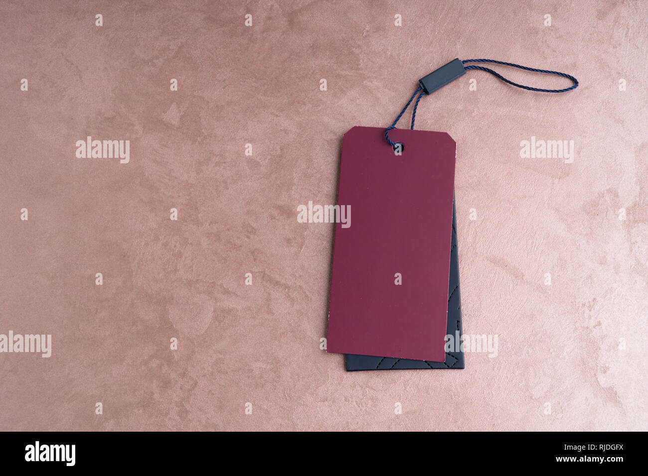 two price tags isolated on a decorative textured background Stock Photo ...
