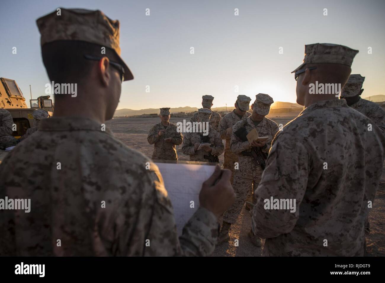 U.S. Marines assigned to Bravo Battery, 2nd Low Altitude Air Defense ...