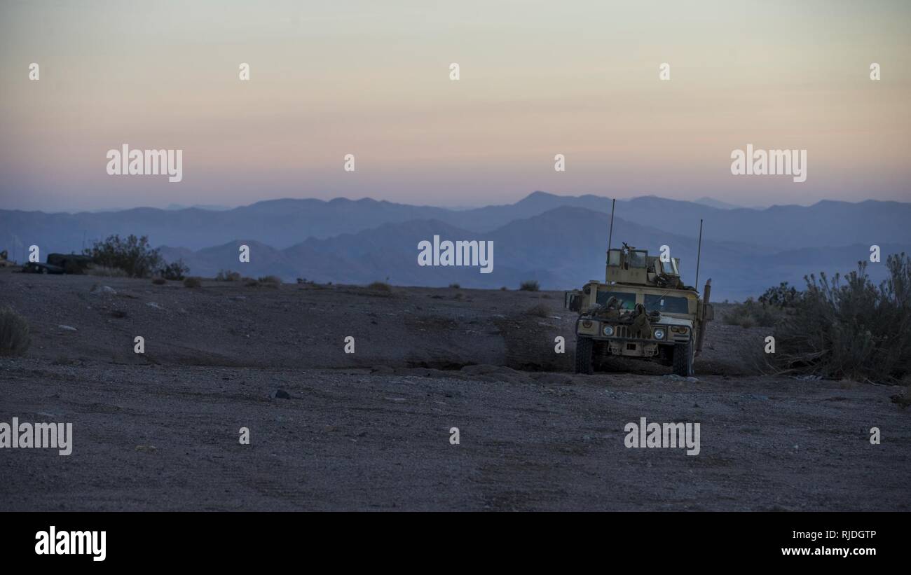 A U.S. Marine Corps humvee assigned to 2nd Low Altitude Air Defense ...