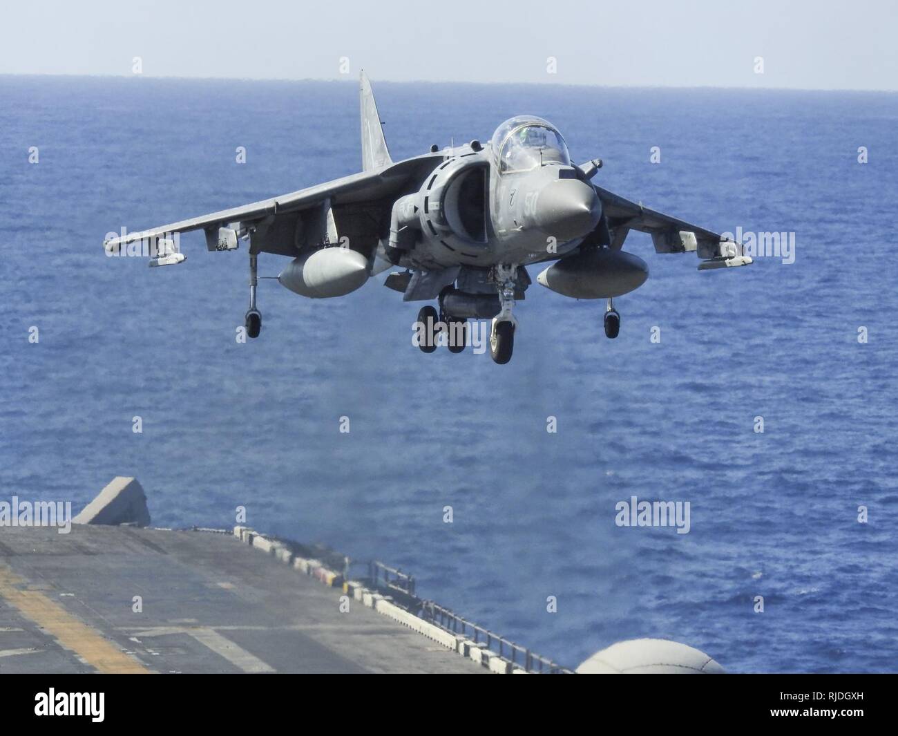 PACIFIC OCEAN – An AV-8B Harrier with the 15th Marine Expeditionary ...
