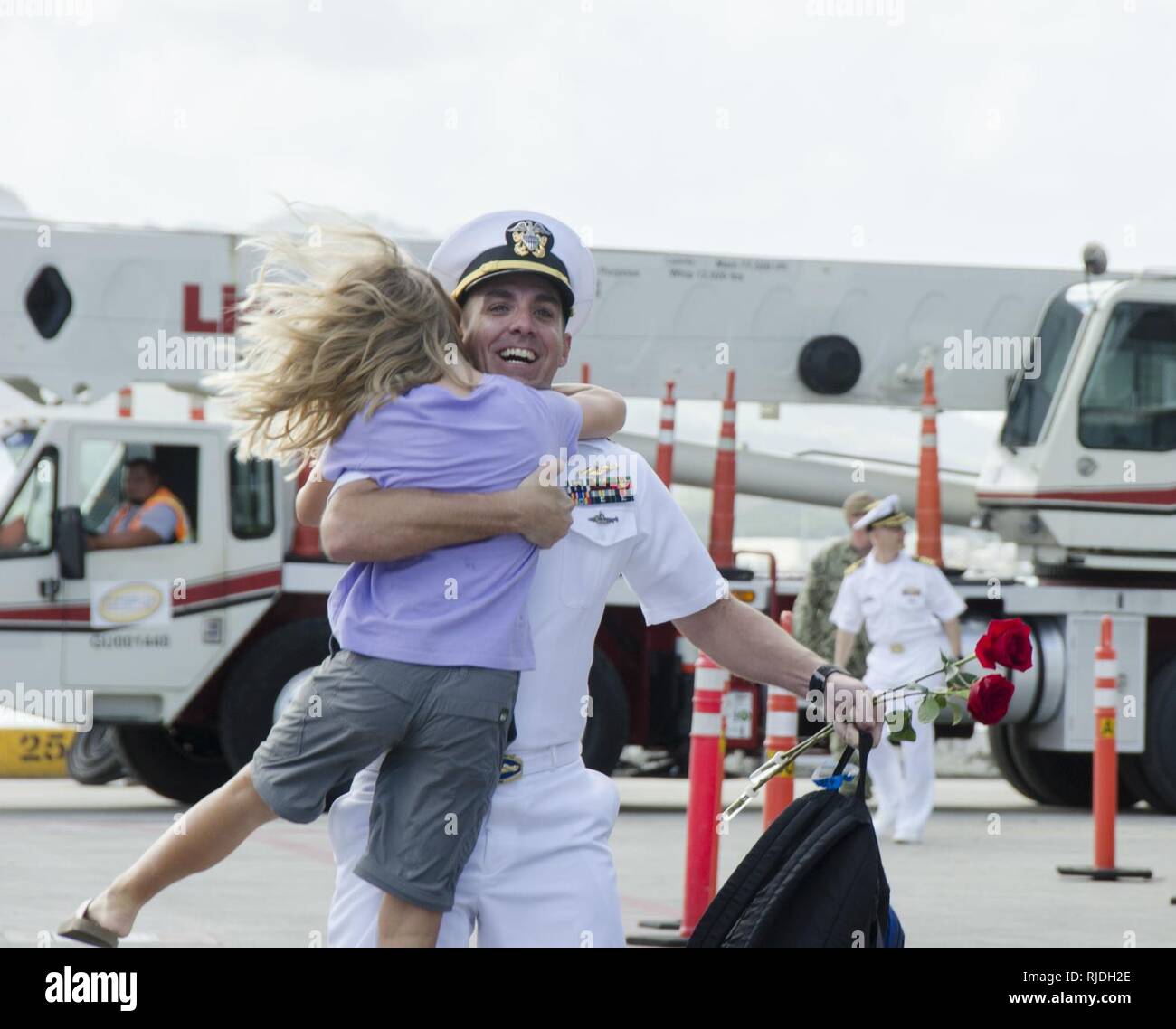 POLARIS POINT, Guam ( Jan. 23, 2018) Lt. Cmdr. Jason Allnutt, weapons ...