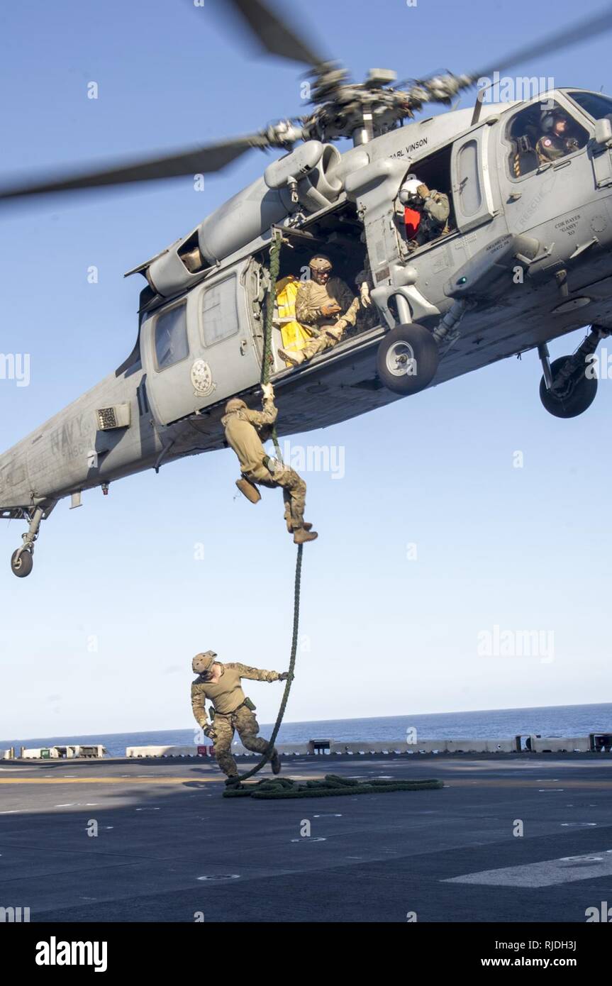 PACIFIC OCEAN (Jan. 20, 2017) Members assigned to the Explosive ...