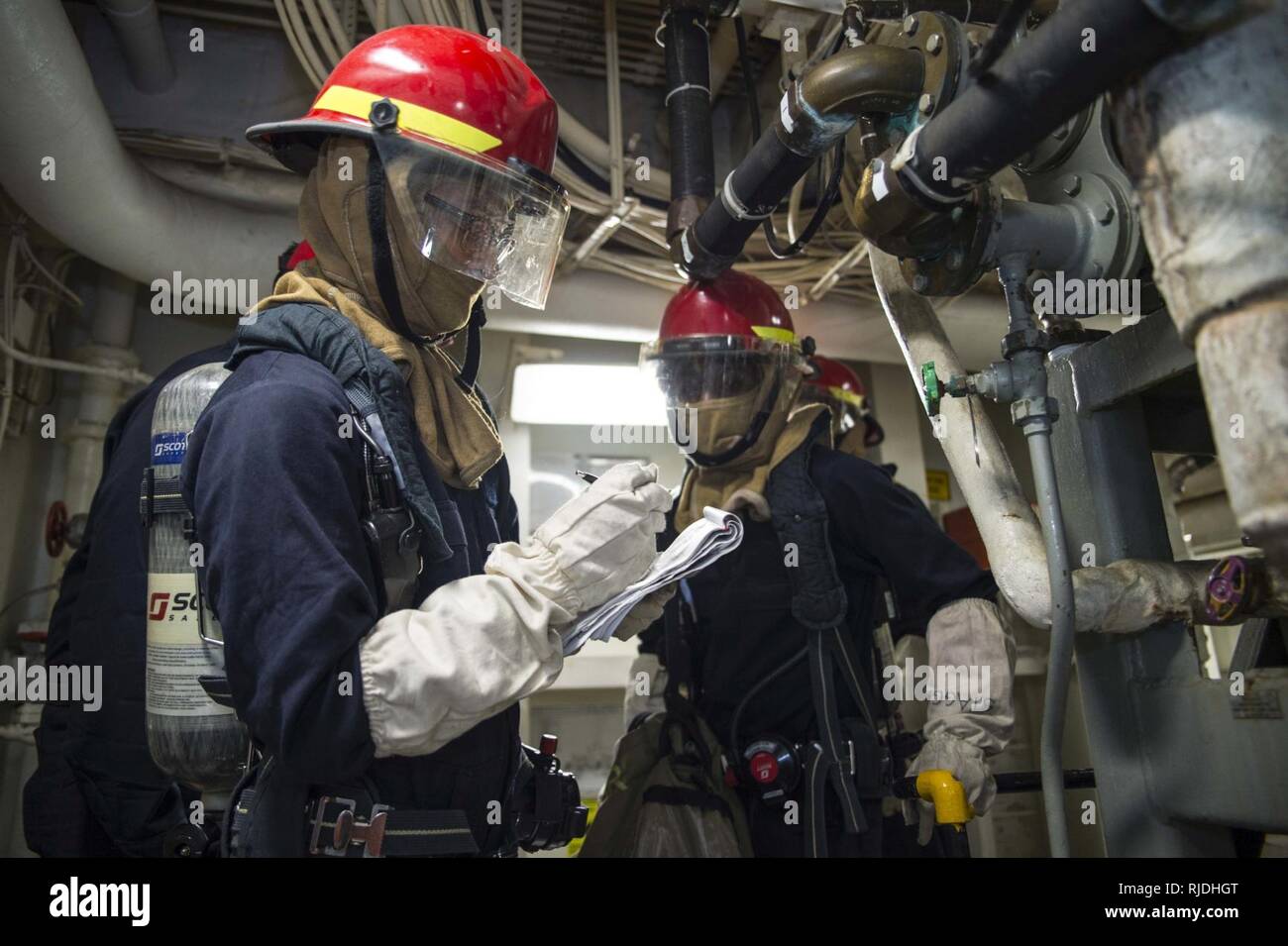 SASEBO, Japan (Jan. 17, 2018) Hull Maintenance Technician Fireman ...