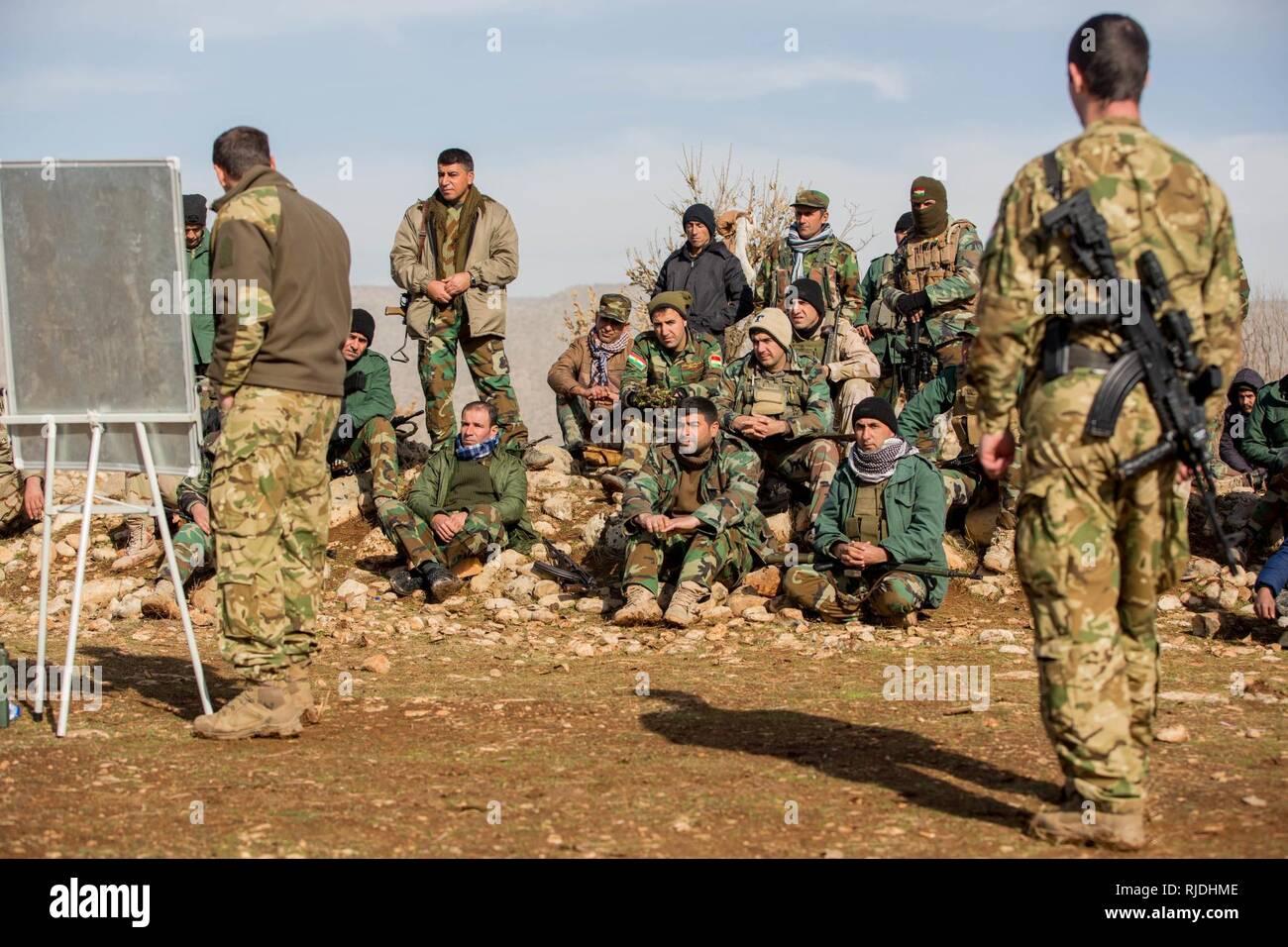 Hungarian soldiers, deployed in support of Operation Inherent Resolve ...