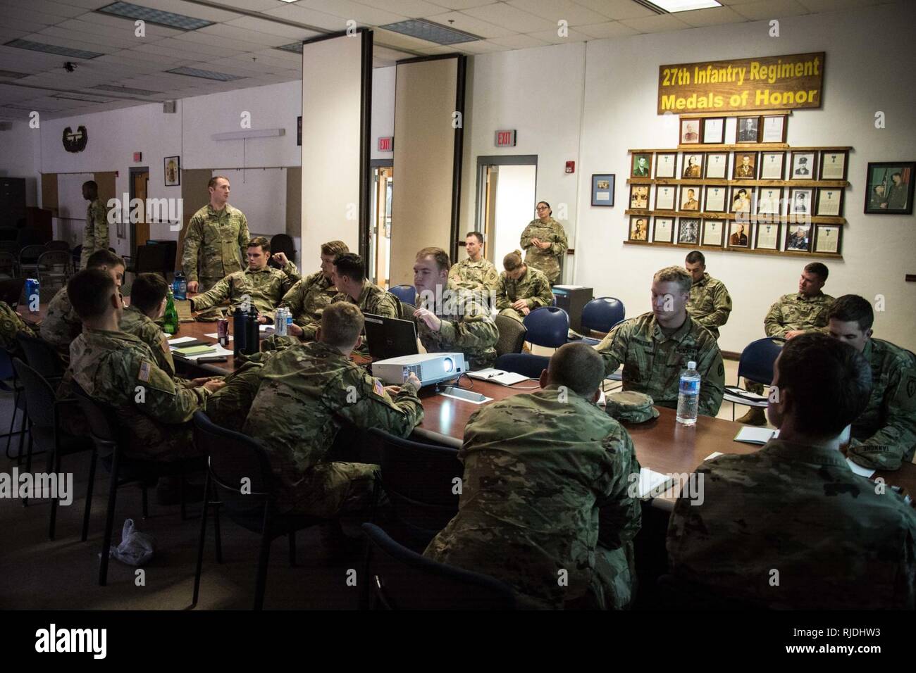 U.S. Army Capt. Jefferson Kent of 1st Battalion, 27th Infantry Regiment ...