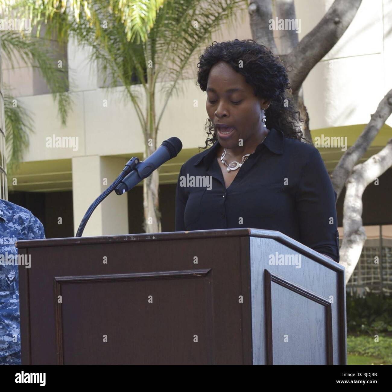 (SAN DIEGO) -- Hospital Corpsman 2nd Class Shiela Mitchell provided ...