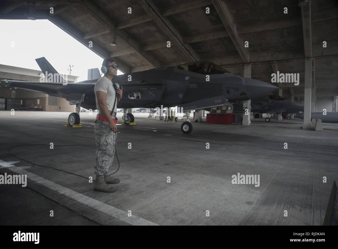 U.S. Air Force Senior Airman Jacob Valdez, 34th Aircraft Maintenance ...