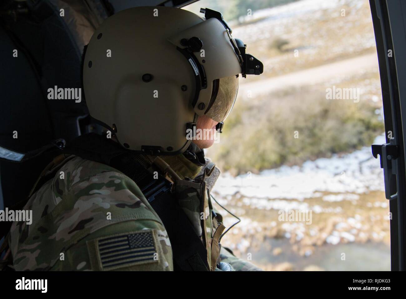 A U.S. Soldier of 1st Battalion, 227th Aviation Regiment, 1st Air ...