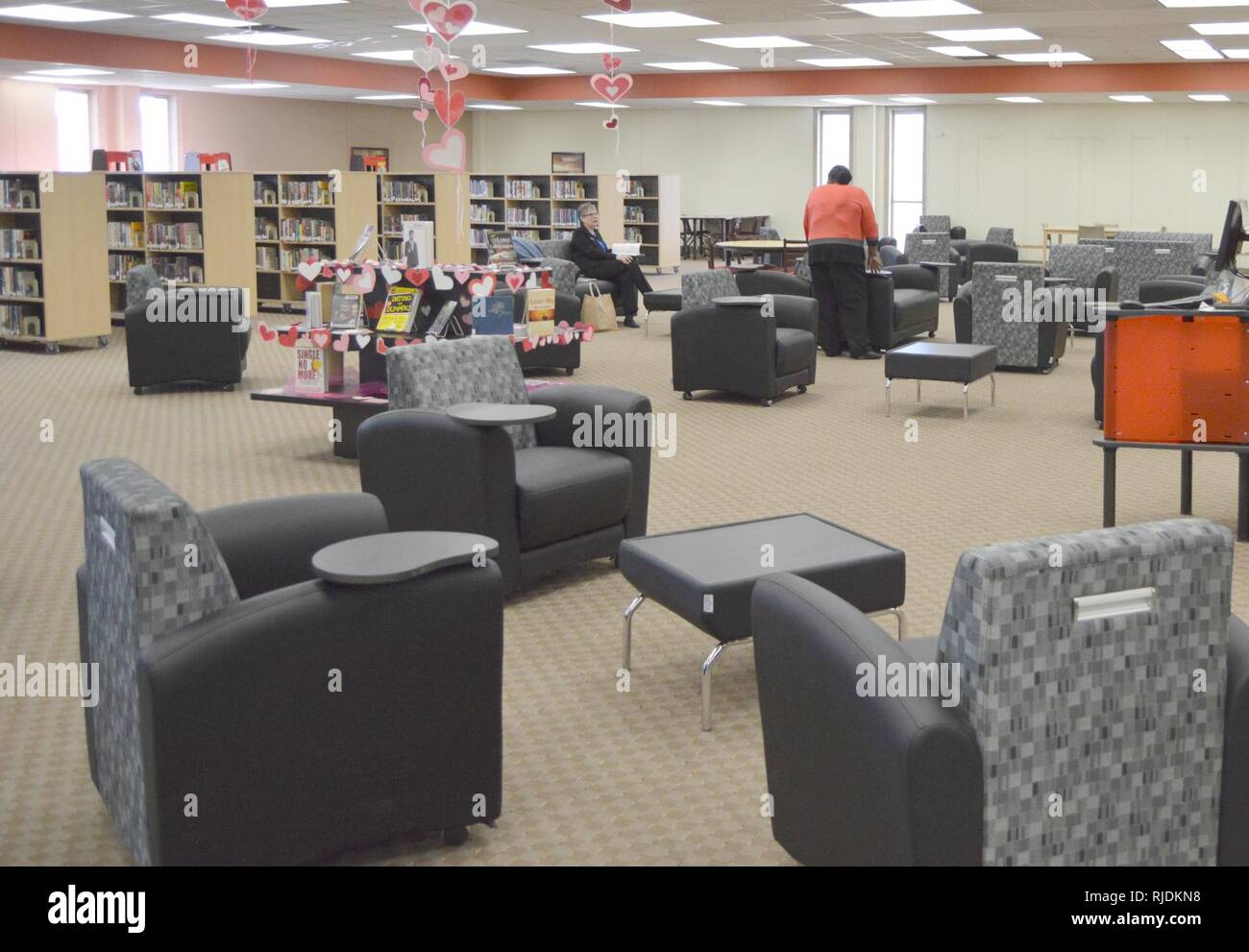 The Grant Library main reading room renovation project included new ...