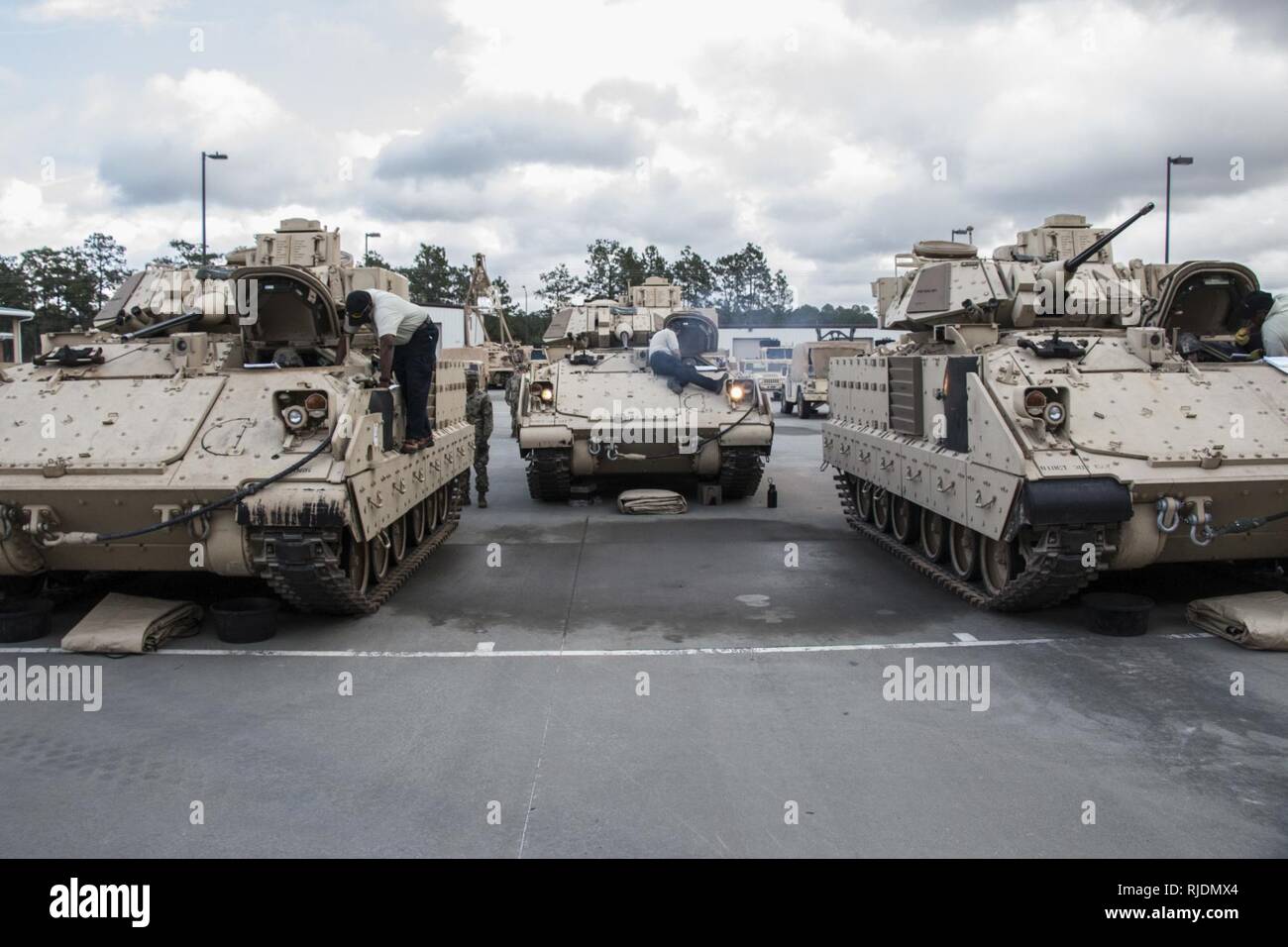 Troopers with 6th Squadron, 8th Cavalry Regiment, 2nd Armored Brigade ...
