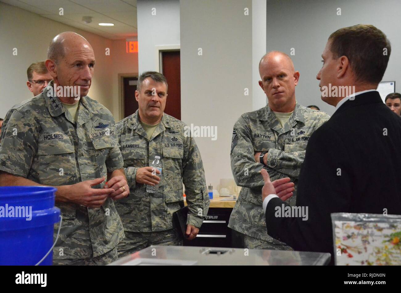 Kevin Jack (right), a radio frequency engineer at the Air Force ...