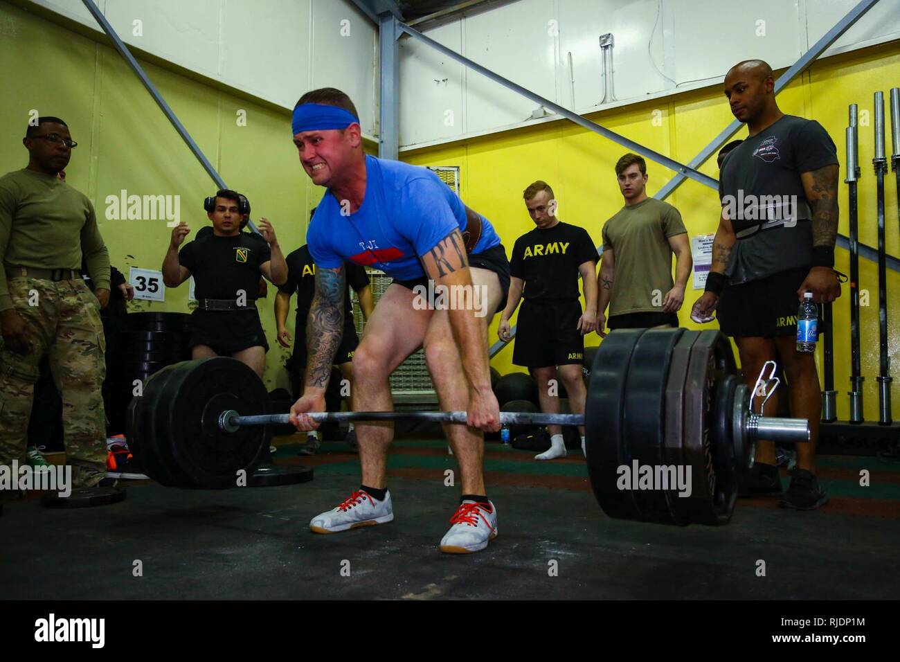 U.S Army Sgt. Joshua Hardwick assigned to the 458th Engineer Battalion ...