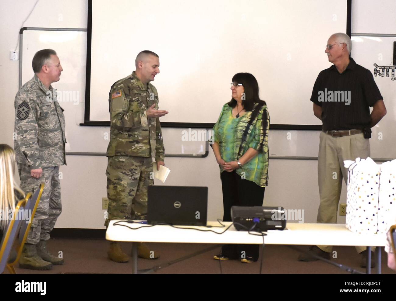 Wyoming Air National Guard State Command Chief Master Sgt. Bill Whipple ...