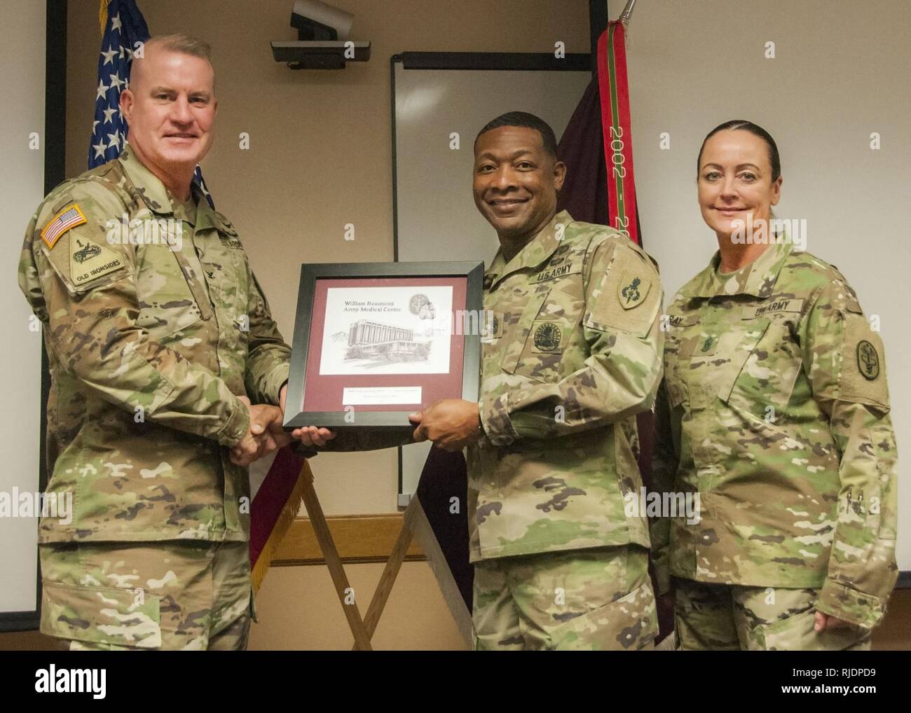 (From left) Col. Erik Rude, commander, William Beaumont Army Medical ...