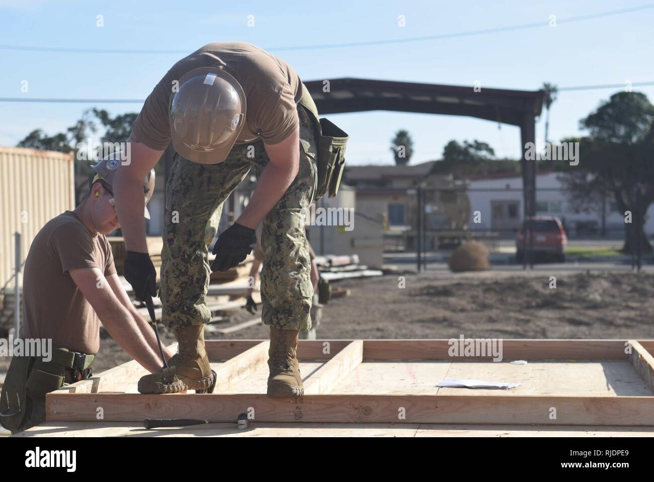 PORT HUENEME, Calif. (Jan. 24,2018) Builder Constructionman Brent ...
