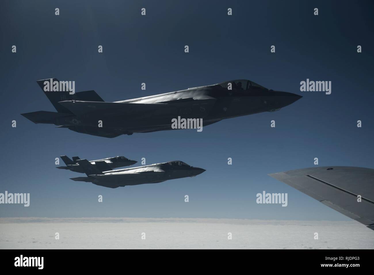 U.S. Air Force 34th Fighter Squadron F-35A Lightning IIs from Hill Air ...