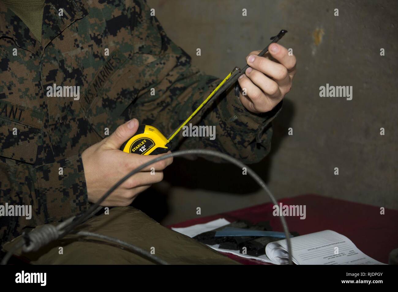 A Marine in an Assaultman Course with Infantry Training Battalion ...