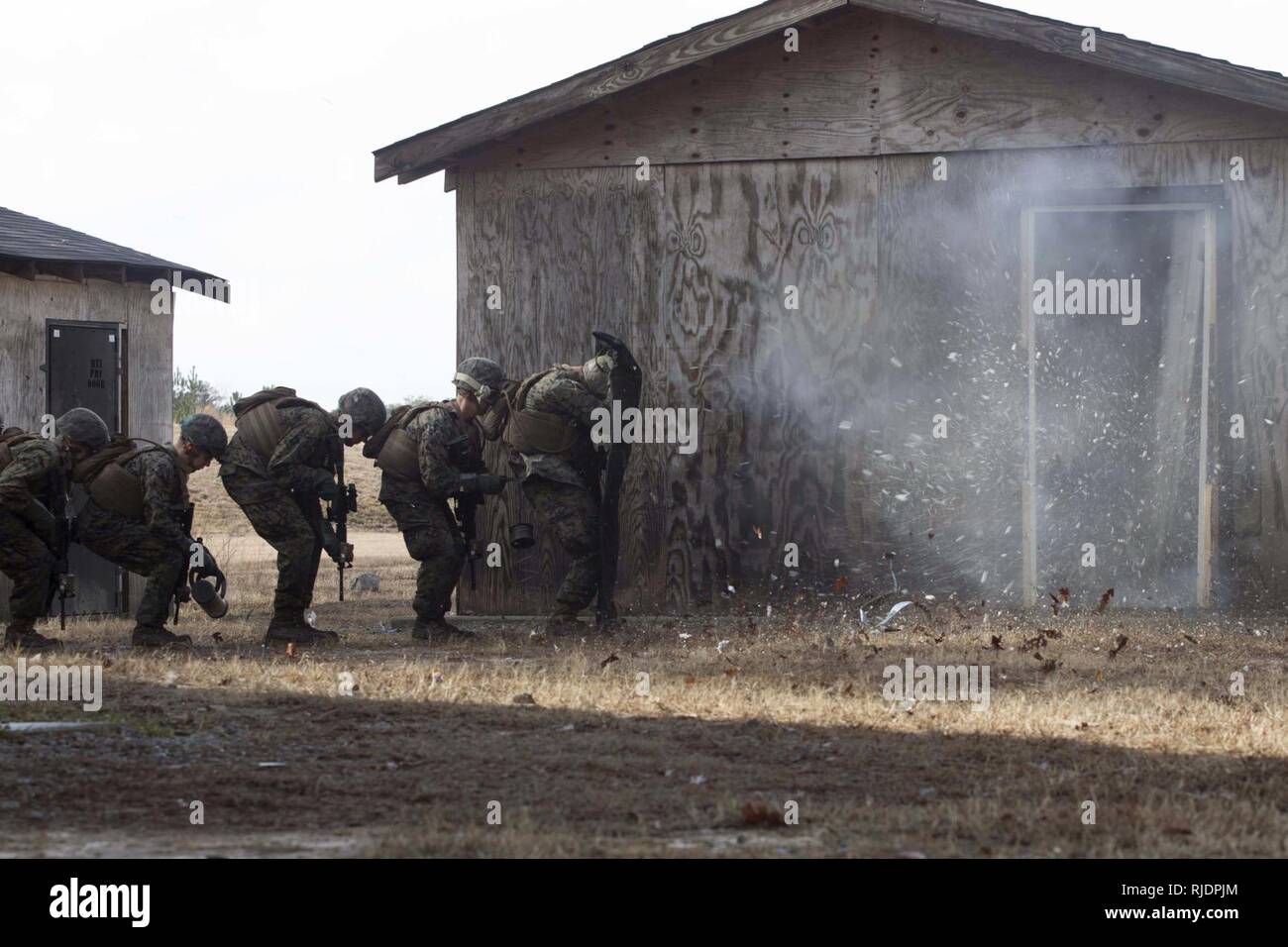 Marines in an Assaultman Course with Infantry Training Battalion ...