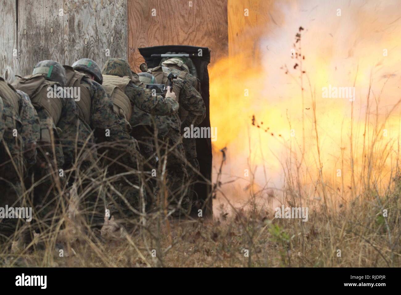Marines in an Assaultman Course with Infantry Training Battalion ...