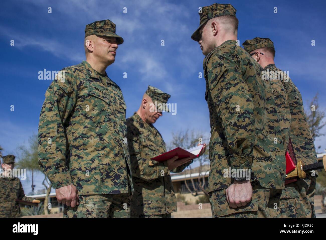Major General William F. Mullen III, base commanding general, Marine ...