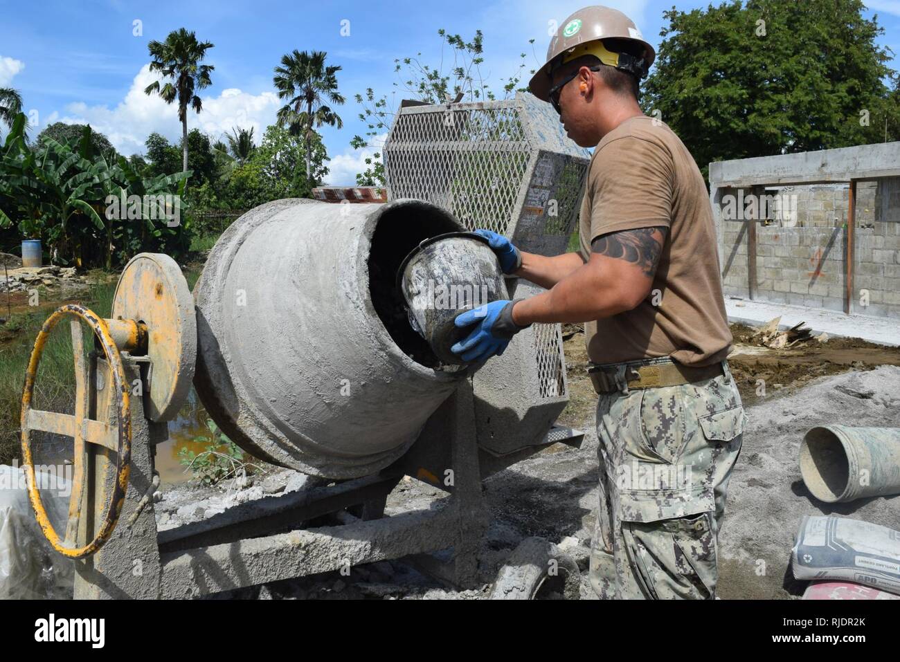 PALAWAN, Philippines (Jan. 23, 2018) Construction Electrician 2nd class ...
