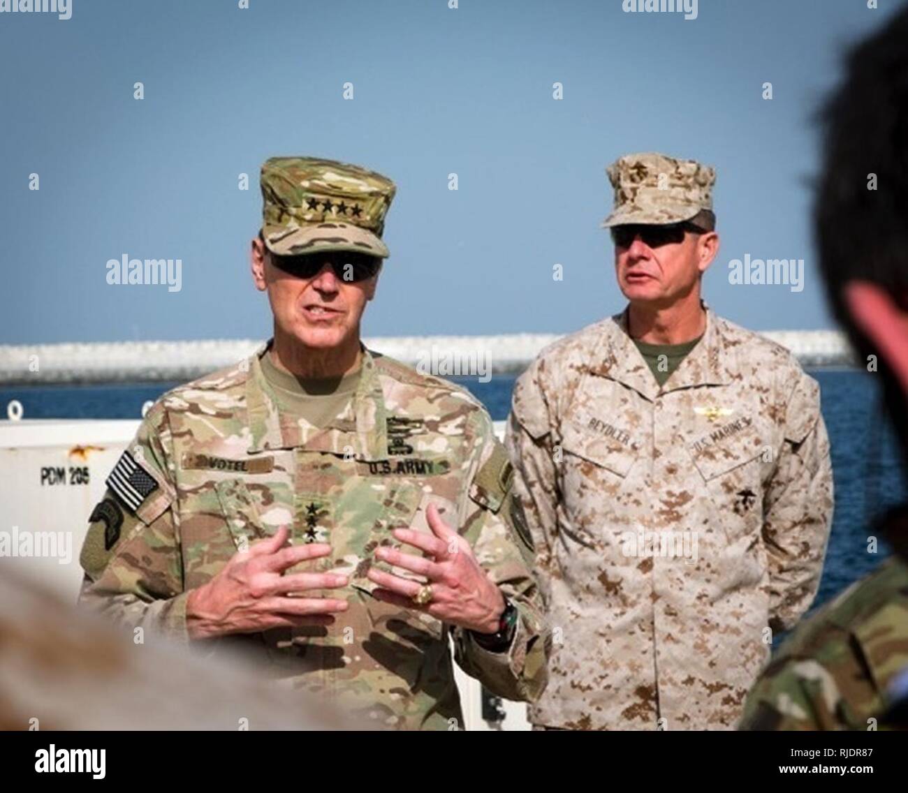 FUJAIRAH, United Arab Emirates (Jan. 24, 2018) U.S. Army Gen. Joseph L ...