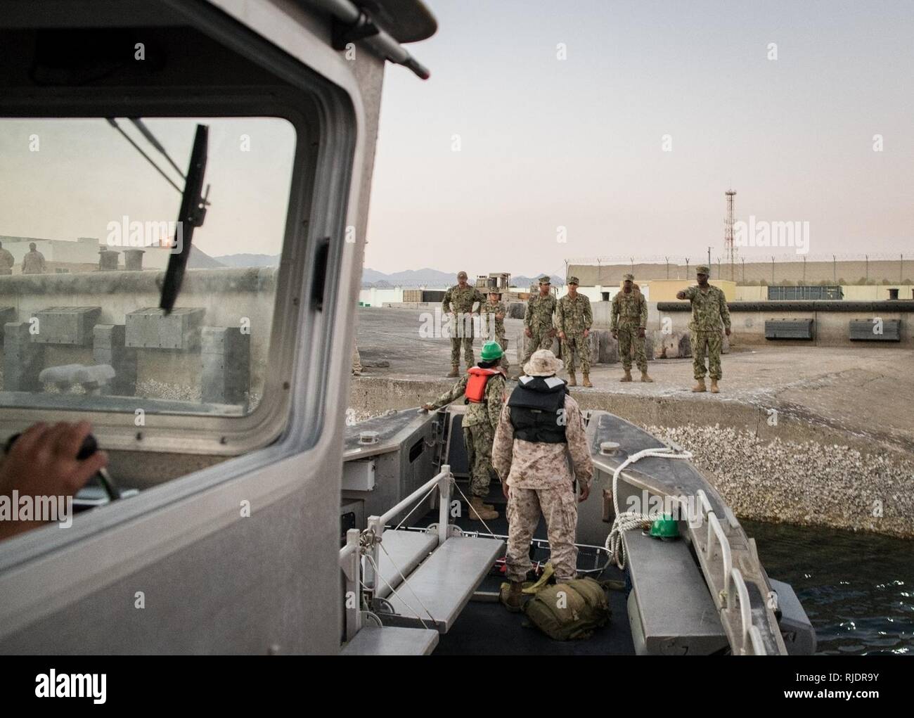 FUJAIRAH, United Arab Emirates (Jan. 17, 2018) U.S. Navy Sailors and ...