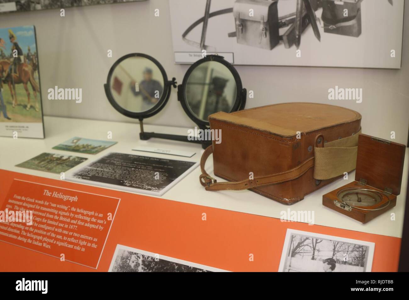 Exhibit at the Signal Corps Museum Stock Photo - Alamy