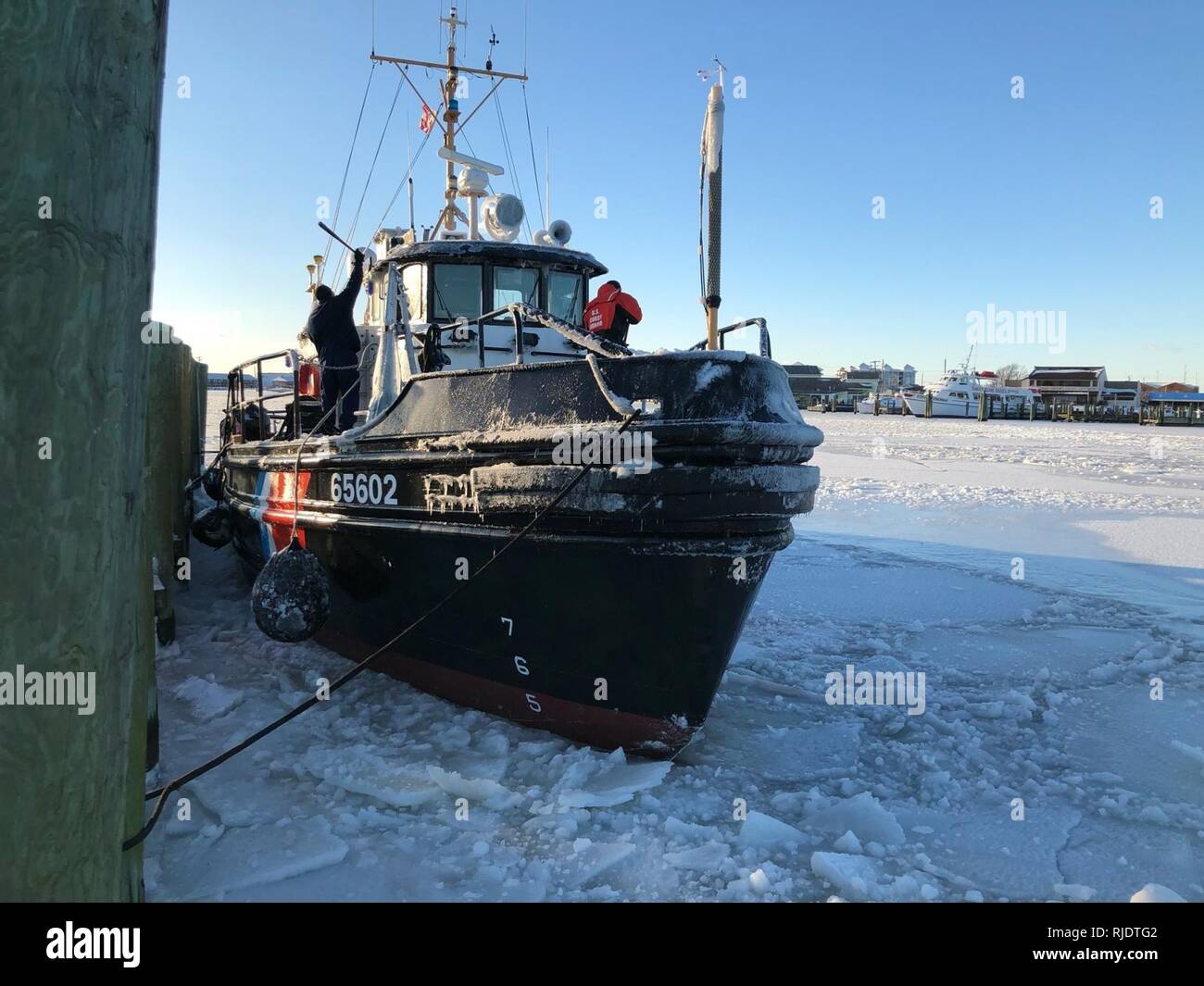 The U.S. Coast Guard Cutter Chock, homeported in Curtis Bay, Maryland ...