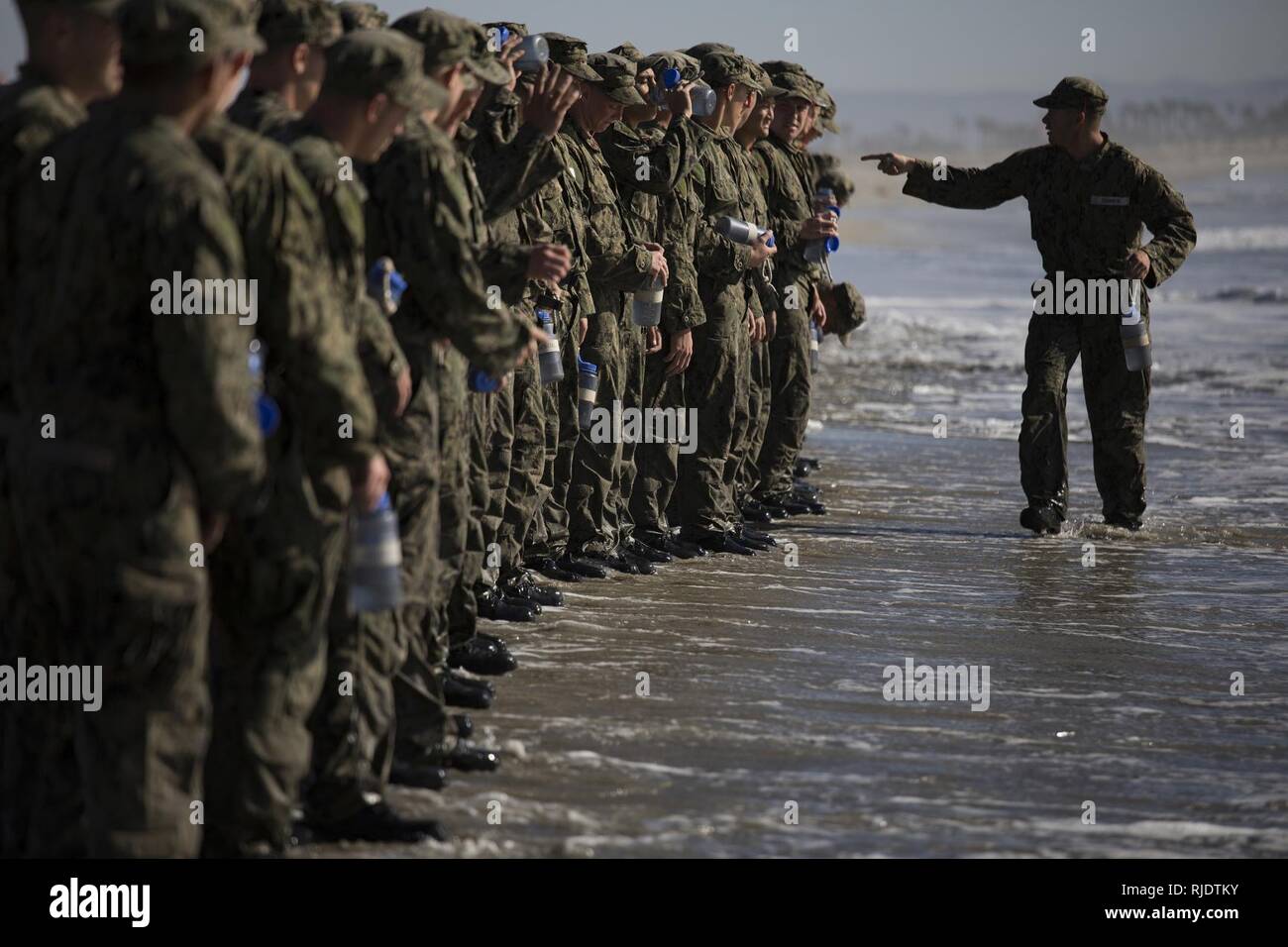 Coronado, Calif., (Jan. 23, 2018) U.S. Navy SEAL candidates participate ...
