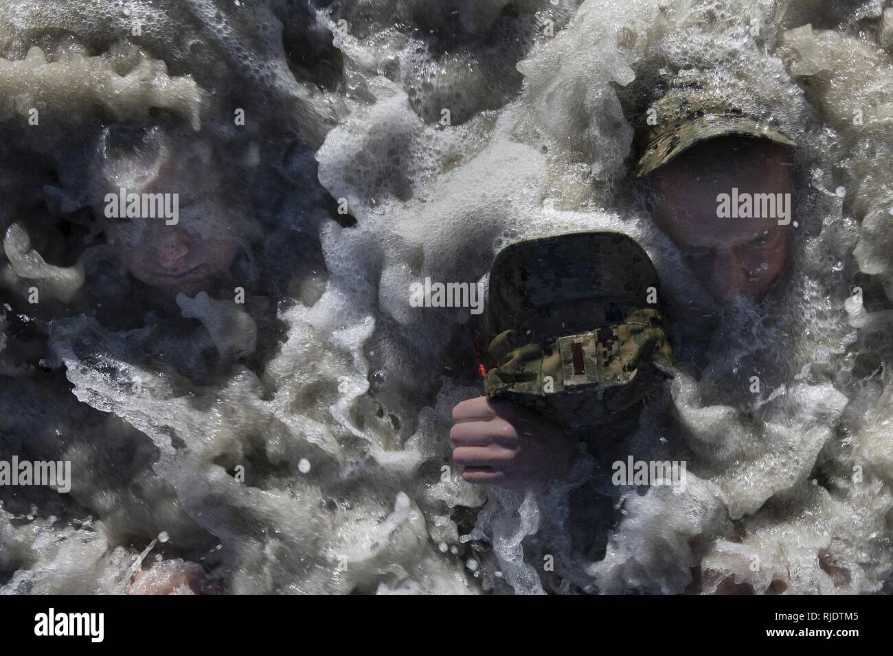 Coronado, Calif., (Jan. 23, 2018) U.S. Navy SEAL candidates participate ...