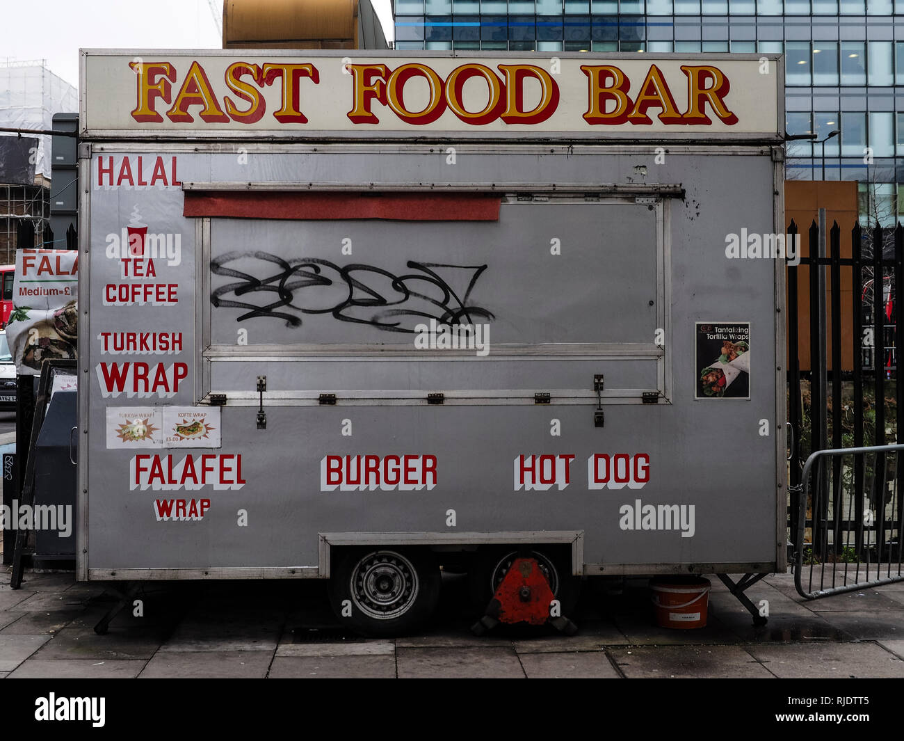 Fast Food Bar Stock Photo - Alamy