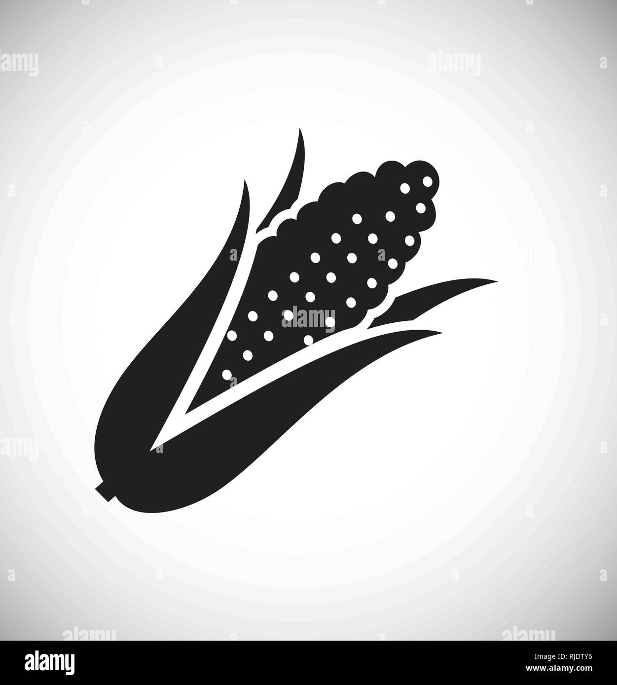 Corn icon on white background for graphic and web design, Modern simple ...