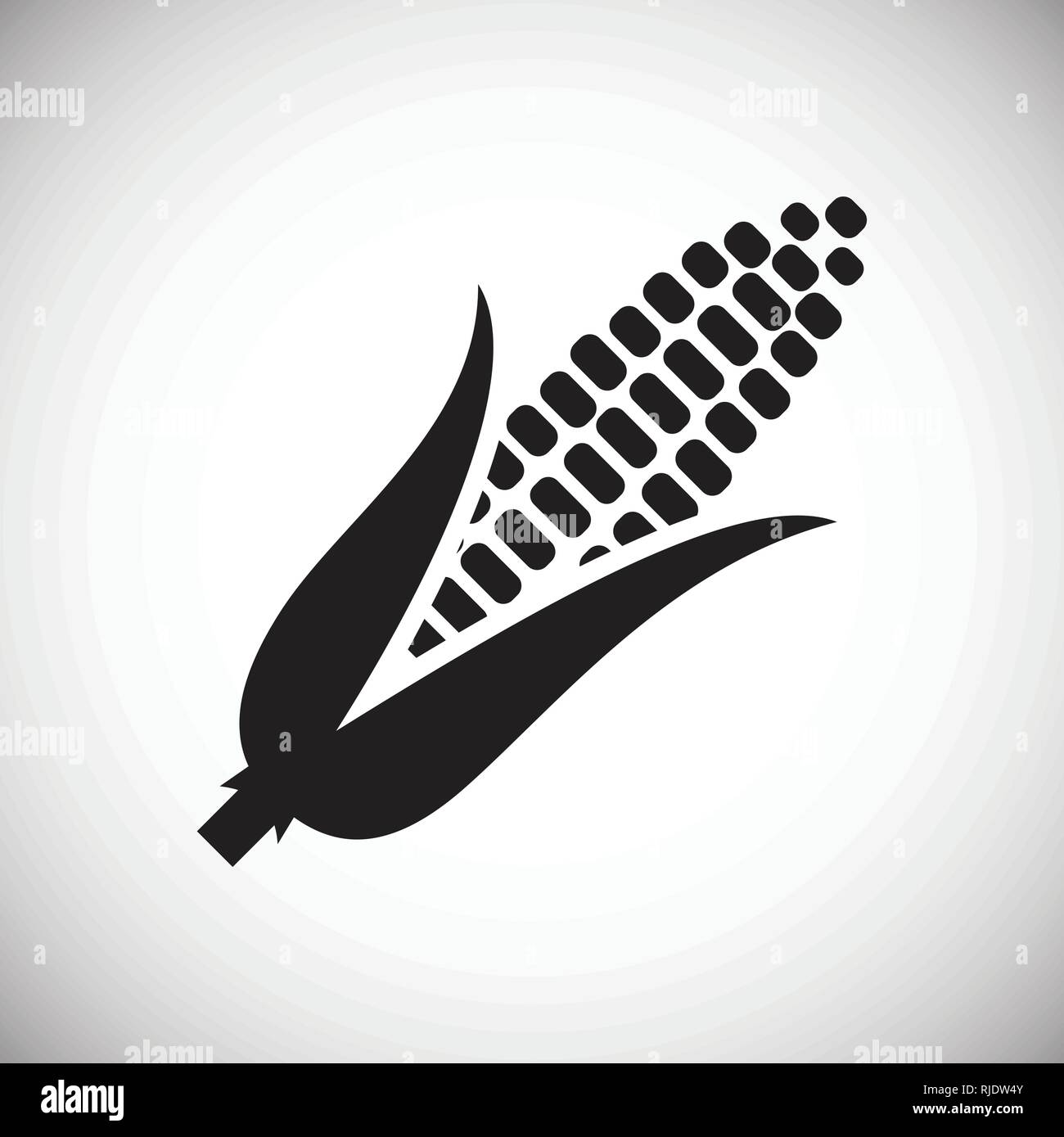 Corn icon on white background for graphic and web design, Modern simple ...