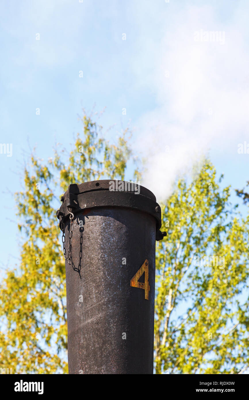 Steam locomotive chimney hi-res stock photography and images - Alamy