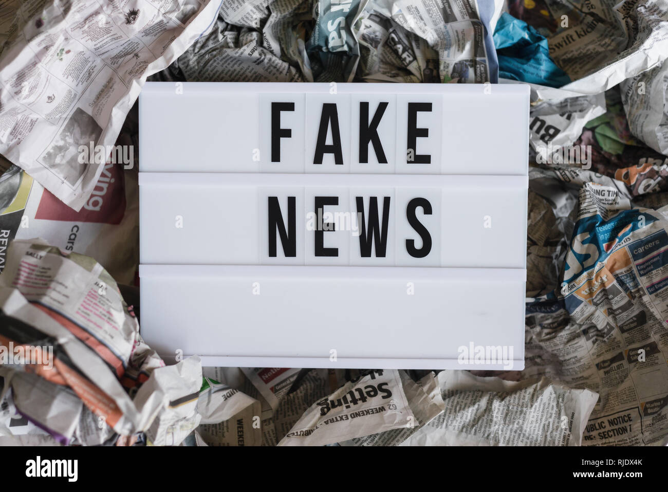 Fake news concept republican hi-res stock photography and images - Alamy