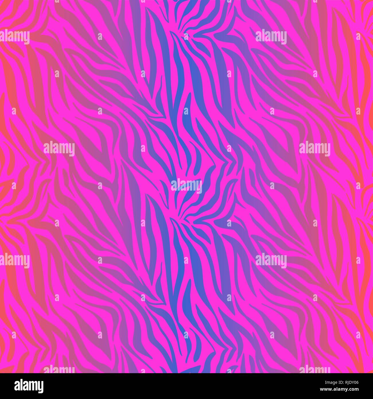 Neon Pink Zebra Background