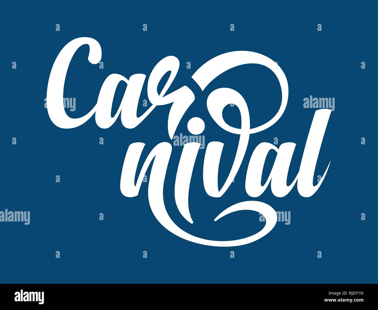 Carnival calligraphic text Stock Vector Image & Art - Alamy